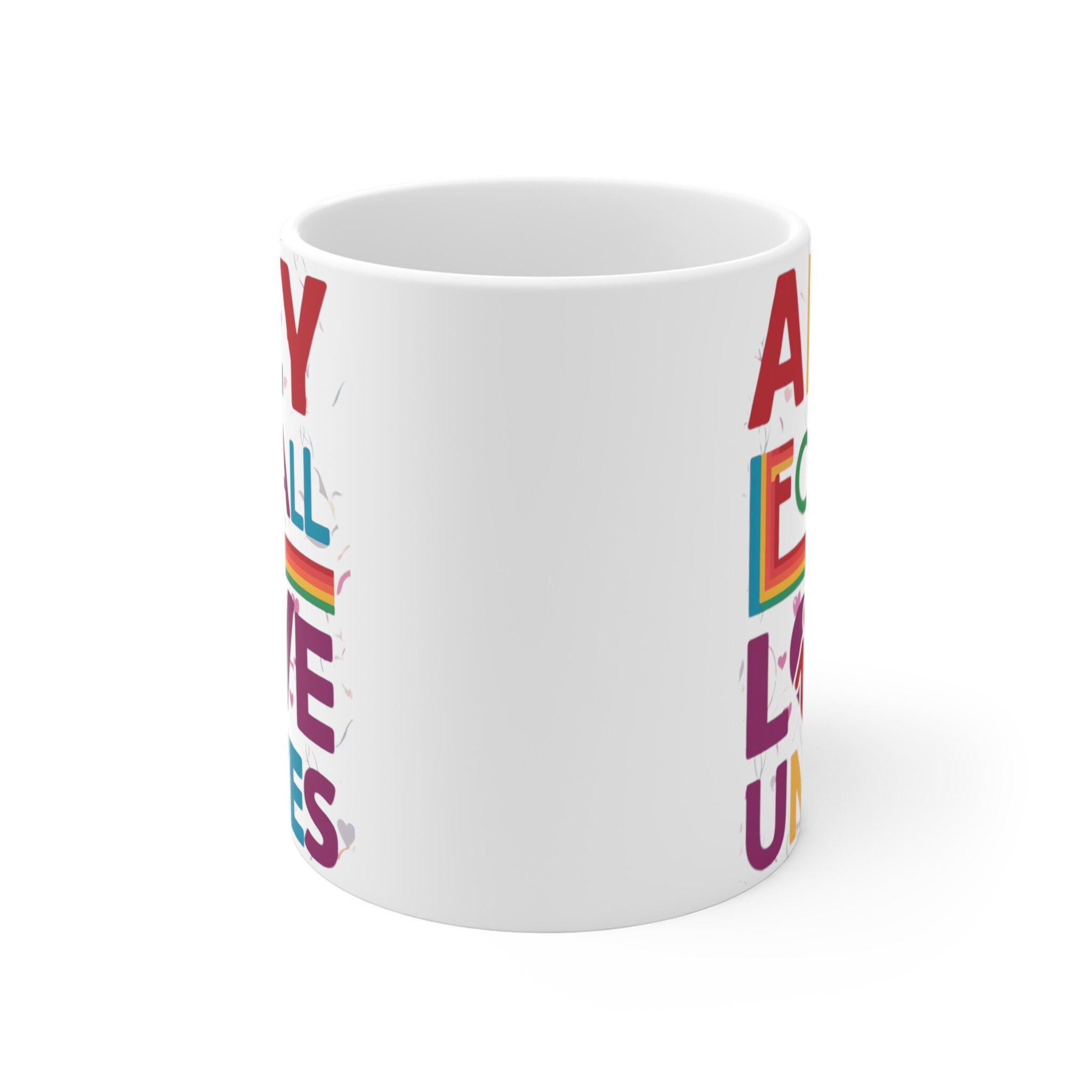 Pride Month Ally for All Love Unites Coffee Tea Gay Pride Ally Gift Mug ...