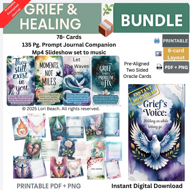 Oracle Cards Grief - Etsy