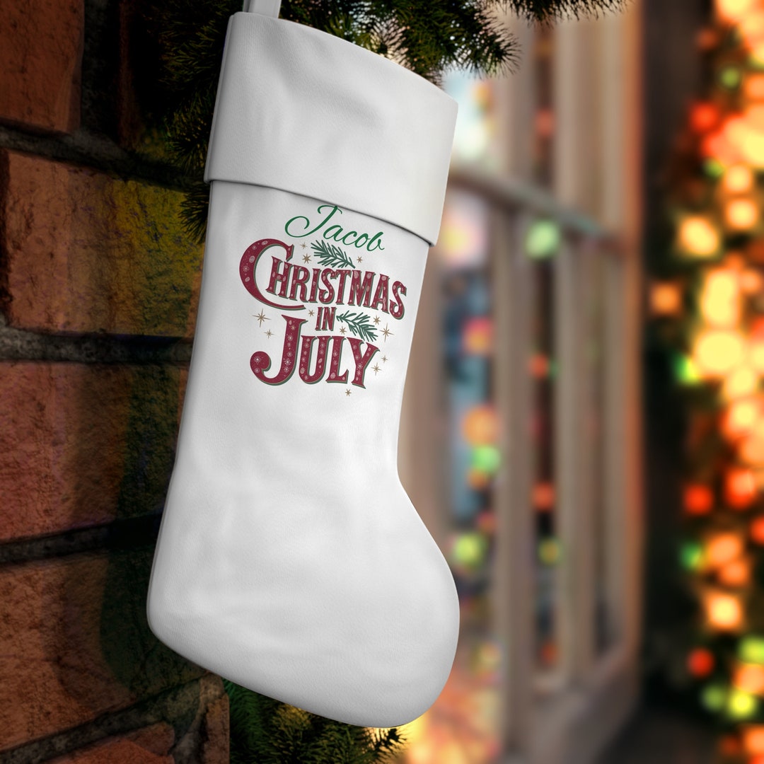 Christmas in July Personalized Custom Holiday Stocking. Midwest ...