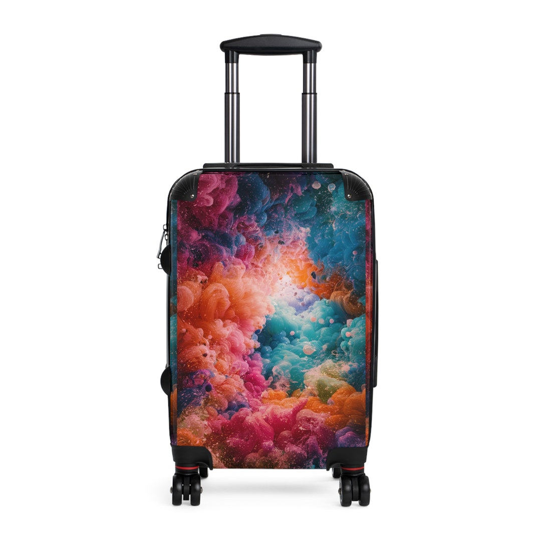 Vibrant Color Burst Clouds Suitcase. Quickly Identify Your Luggage at a ...