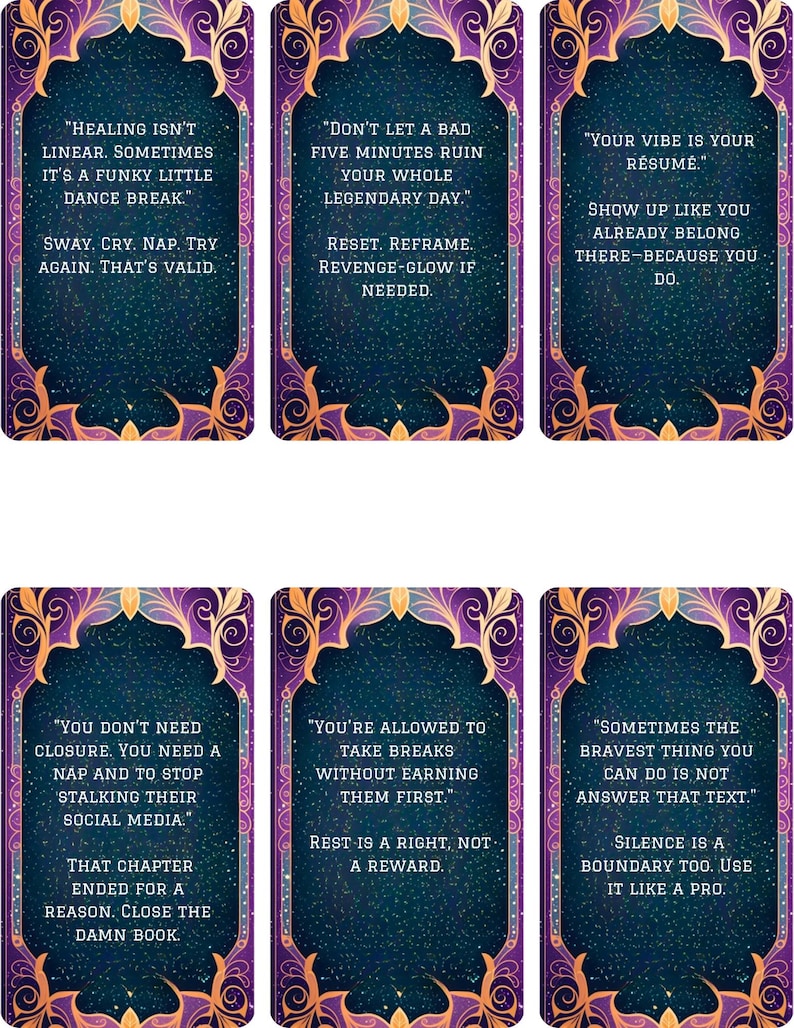 The Sassy Sage Oracle :72 Hilariously Honest Affirmation Cards| Digital ...
