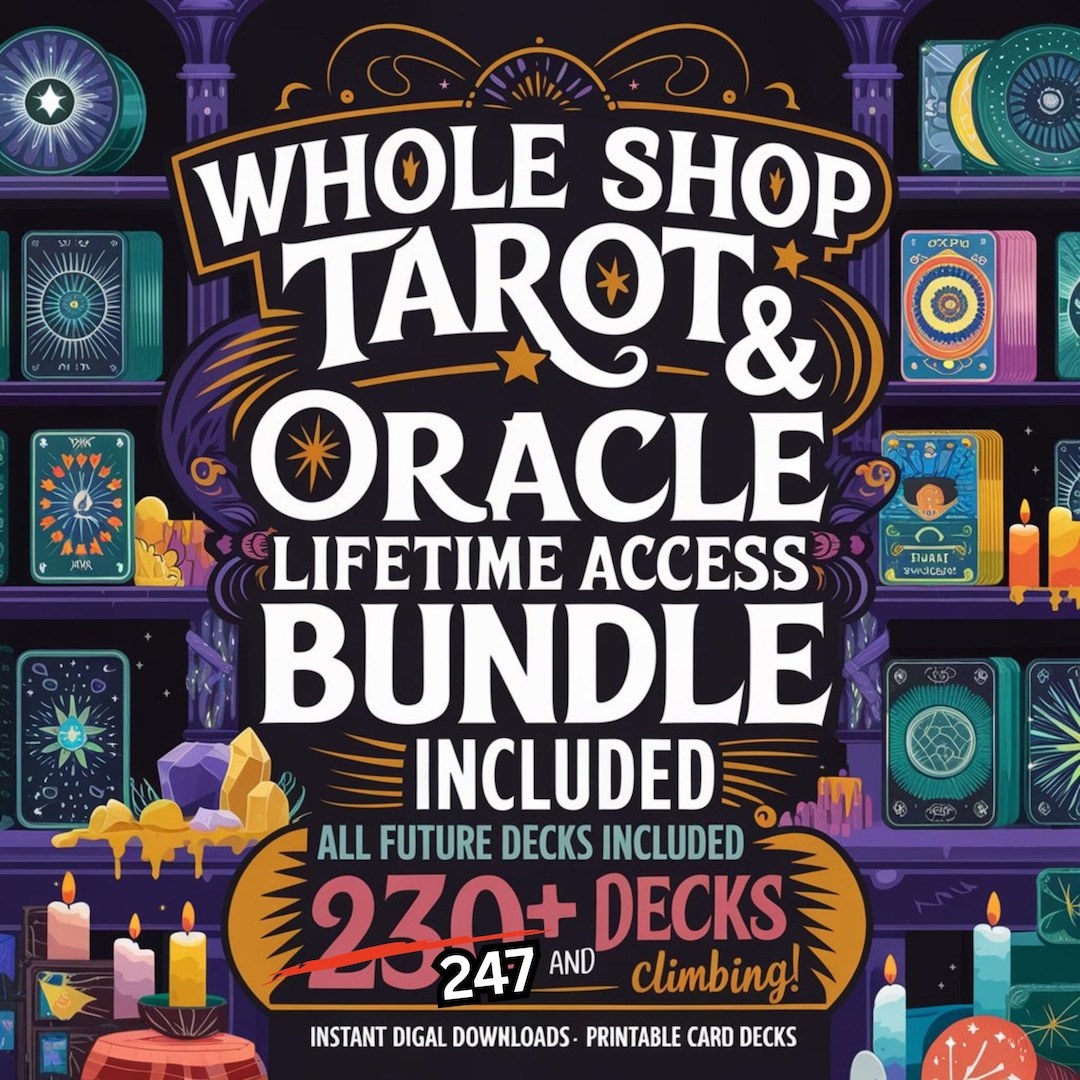 The Ultimate Tarot & Oracle Design Bundle – 168 Decks + 800 ...