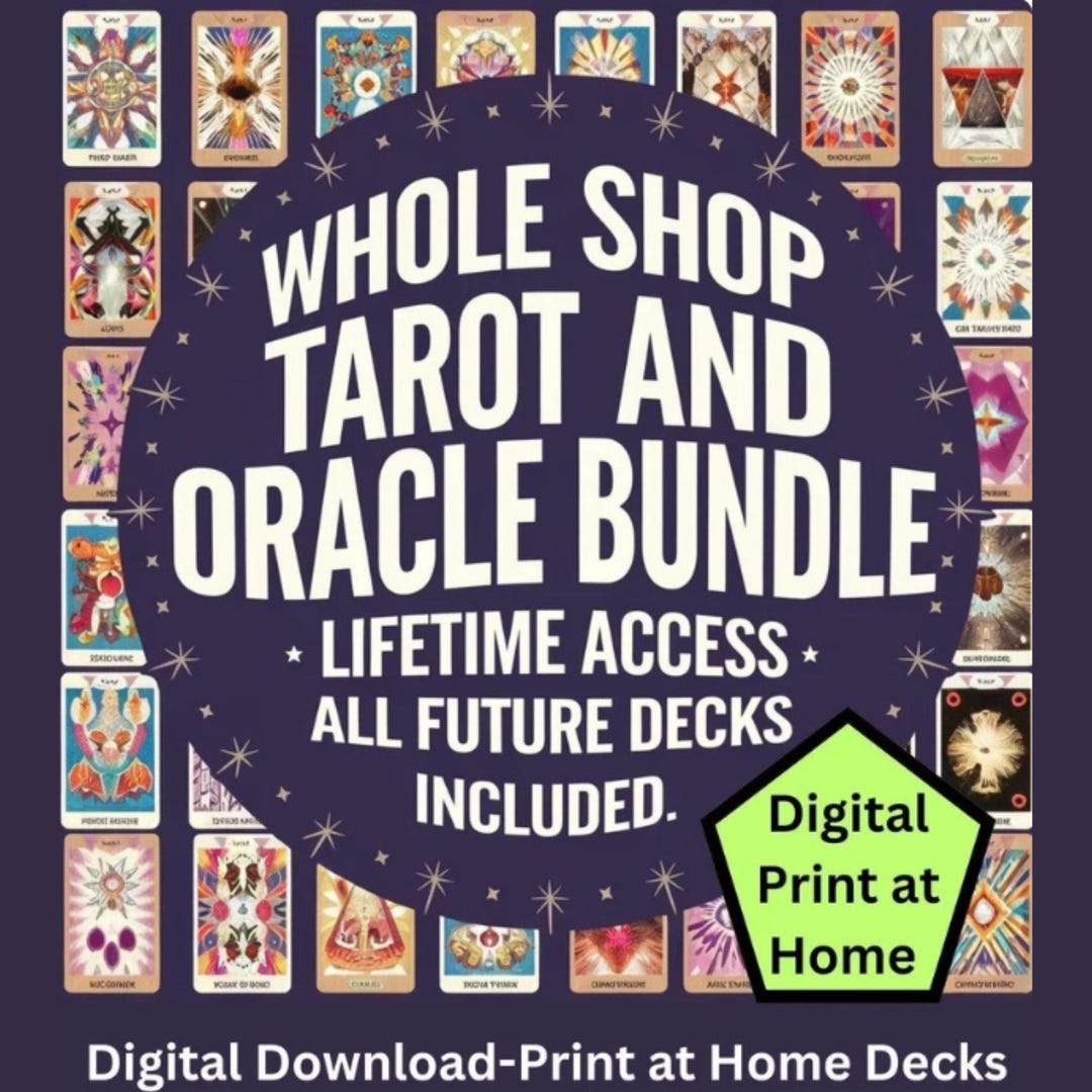 The Ultimate Tarot & Oracle Design Bundle – 168 Decks + 800 ...