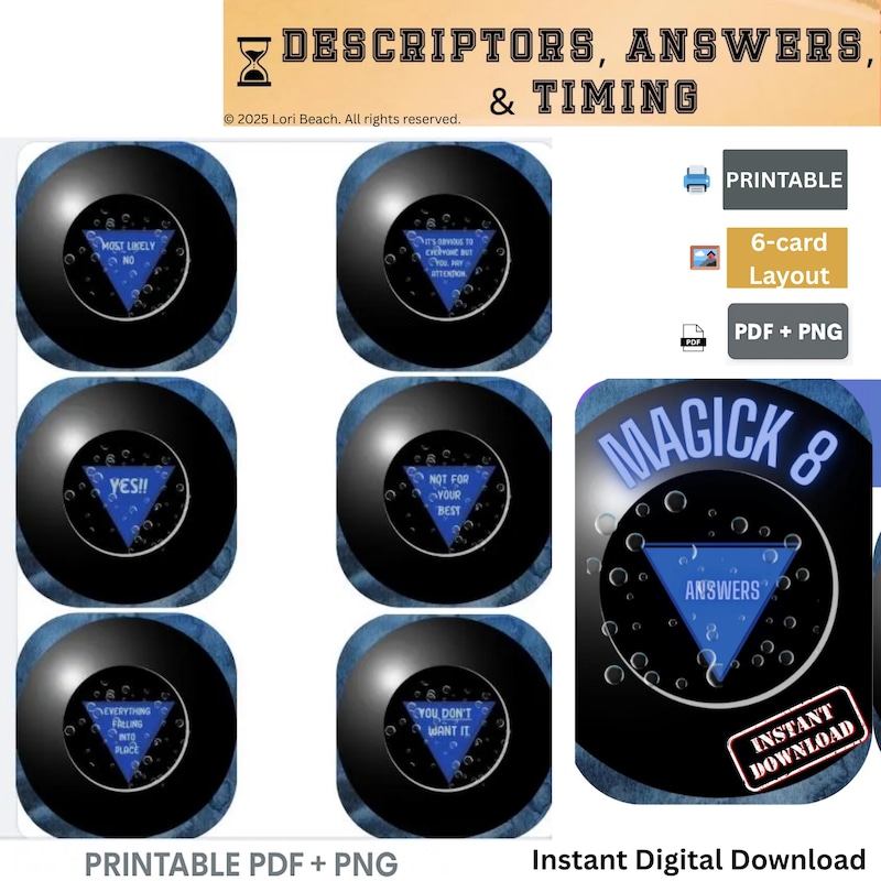 Magic 8 Ball - Etsy
