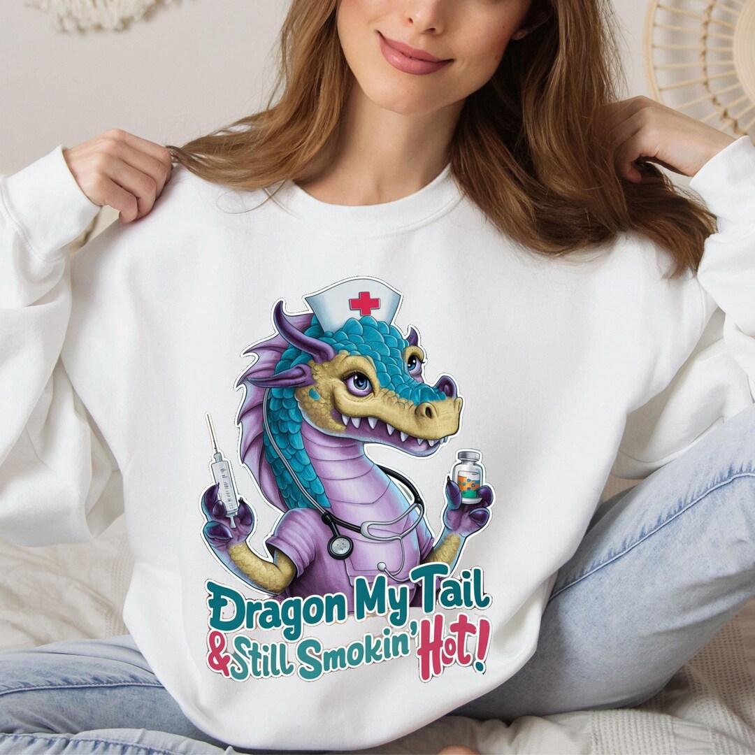 Dragon Nurse Graphic Bundle PNG, PDF, SVG Backgrounds Removed - Etsy