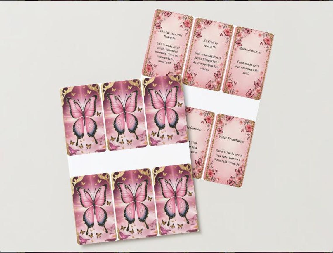 66-card Intuitive Oracle Deck: Printable Dual Sided Cards (digital ...