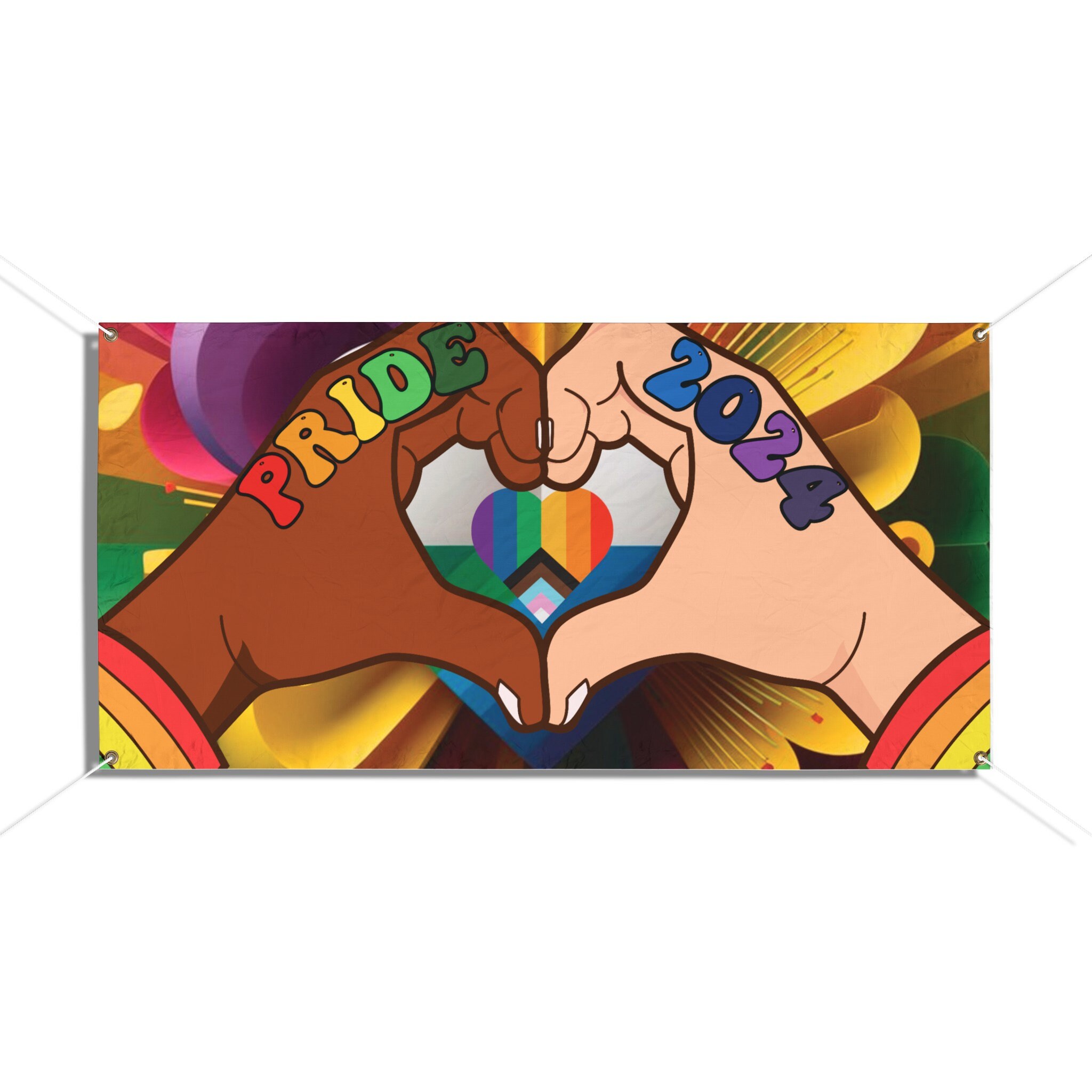 LGBTQIA Pride Support Ally Unity Vinyl Bannerspride Month Sign Business ...