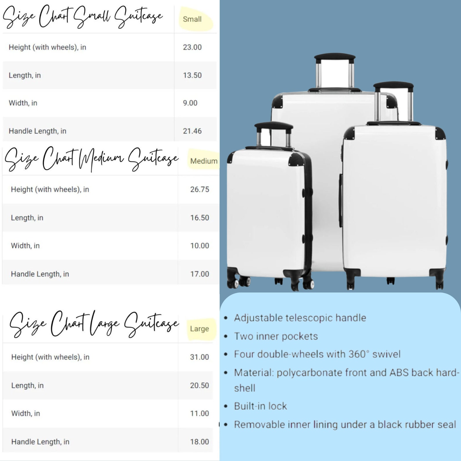 Luggage Set Travel Bags Set Suitcase Best Carryon Luggage Bag Travel ...