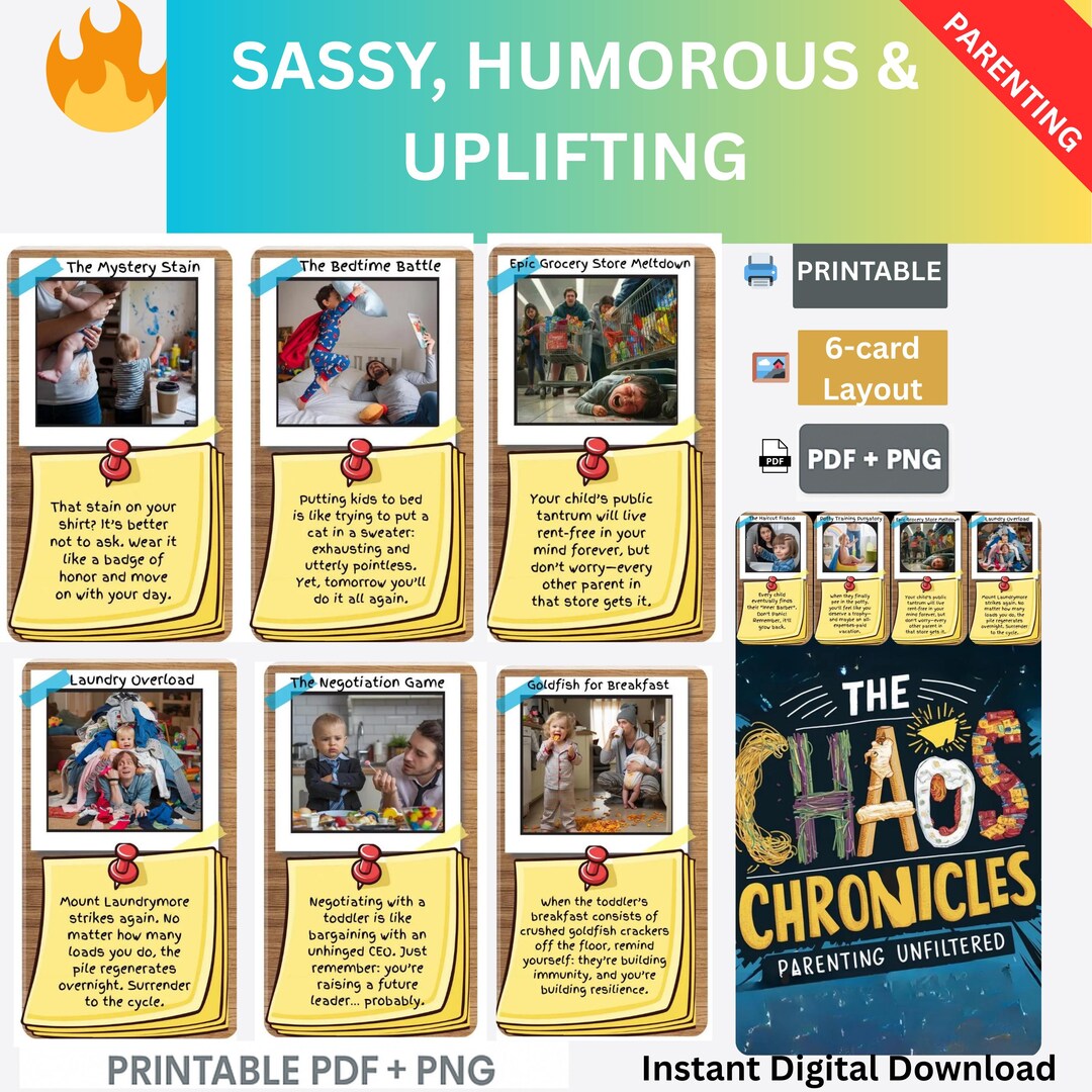Parenting Unfiltered Oracle Deck: Funny Real-life Situations (digital ...