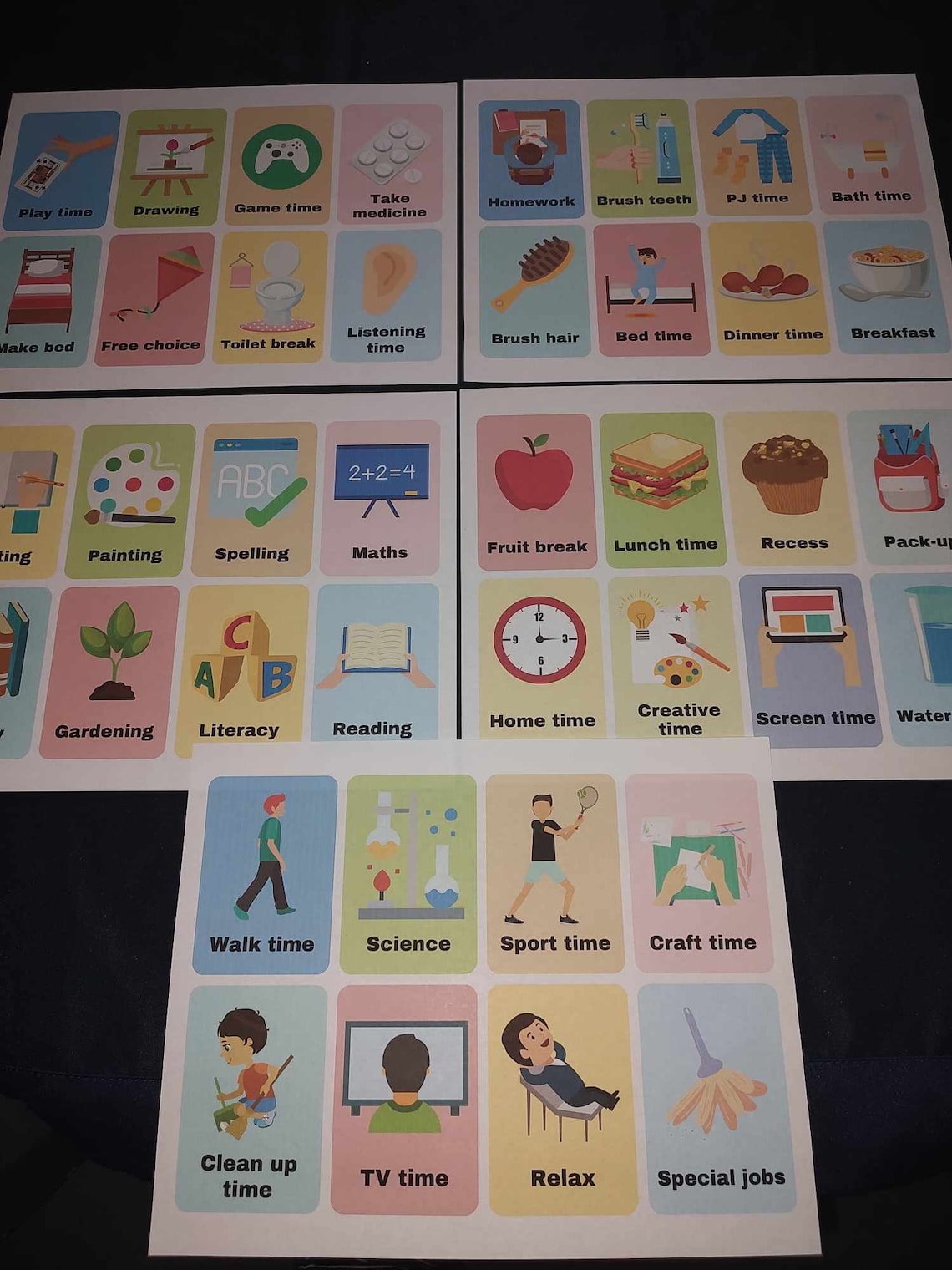 111 Communication Cards-600 Images Keyword. JPEG Print at Home, Instant ...