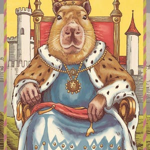 Capybara Tarot Deck 78 Cards printable Tarot Oracle Decks Instant ...