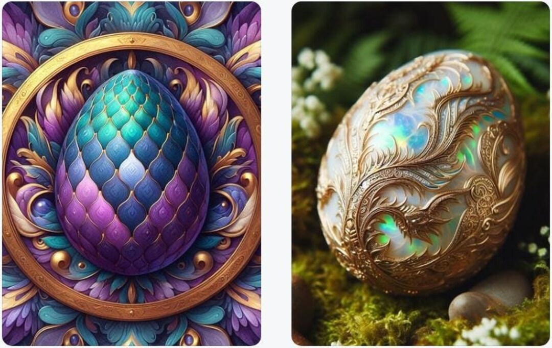 Dragon Egg Posters, Art Print Bundle Instant Download Wall Art ...