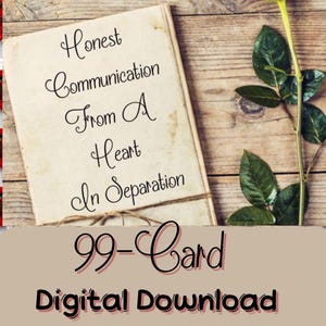 Oracle Deck Printable Instant Download Relationship Love Separation ...