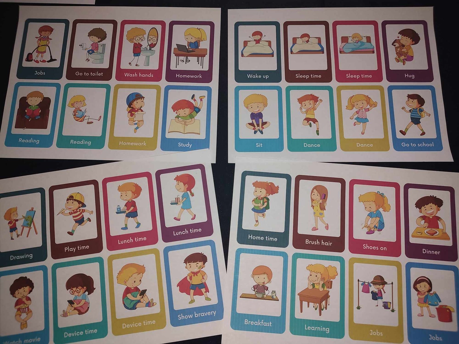 111 Communication Cards-600 Images Keyword. JPEG Print at Home, Instant ...