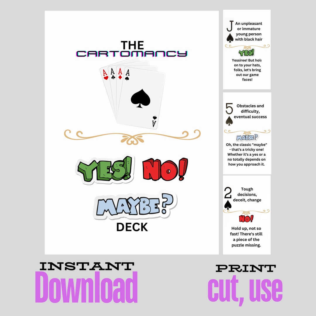 Tarot Deck Companion Oracle Divination Deck Digital Instant Download ...
