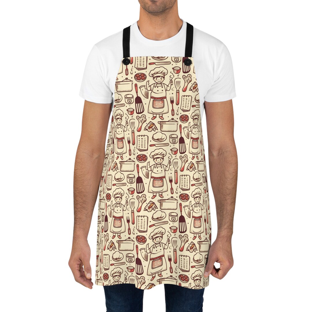 Cookout BBQ Cooking, Kitchen Food-themed Apron AOP BBQ in Style With ...