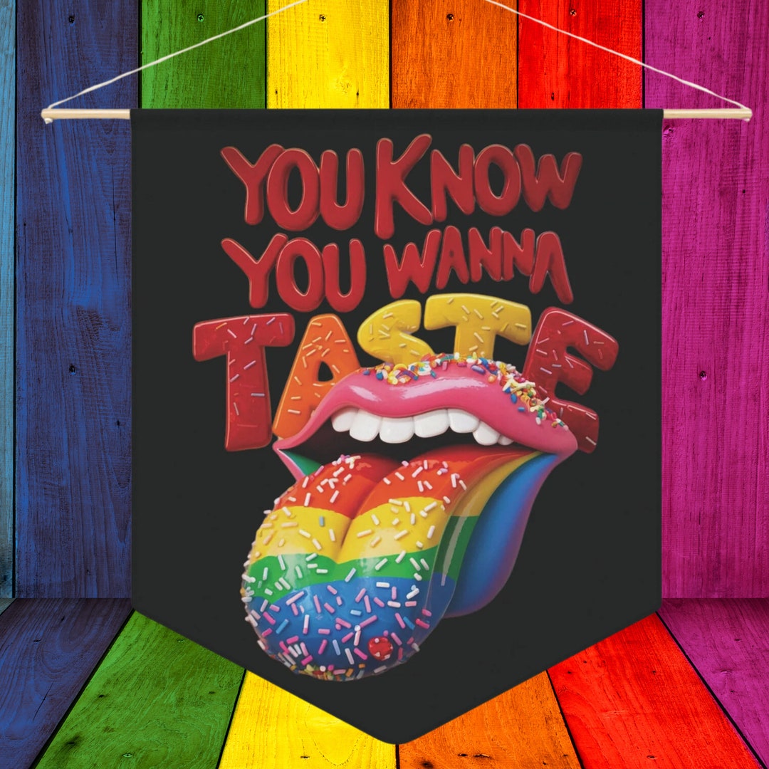 LGBTQIA Pride Pennants 100% Poly Twill 18 21 Pride Parades Home Decor ...