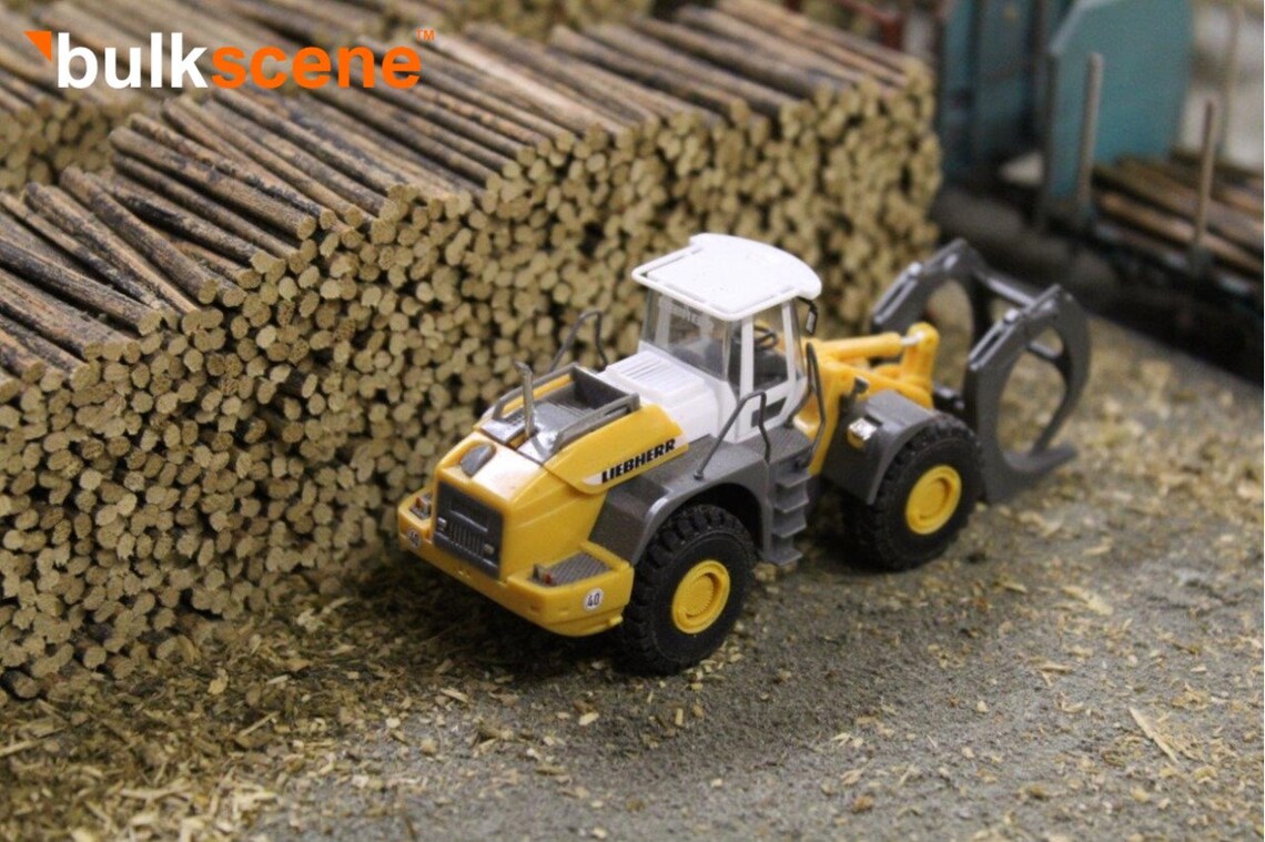 Bulkscene 128mm Small Diameter Timber Logs for Hornby R6792/R6847/R6848 ...