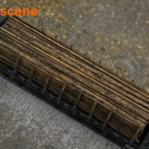Bulkscene 128mm Small Diameter Timber Logs for Hornby R6792/R6847/R6848 ...