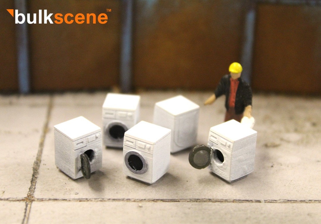 Bulkscene Model Scrap Washing Machines White Goods Scrap Scene OO Gauge ...