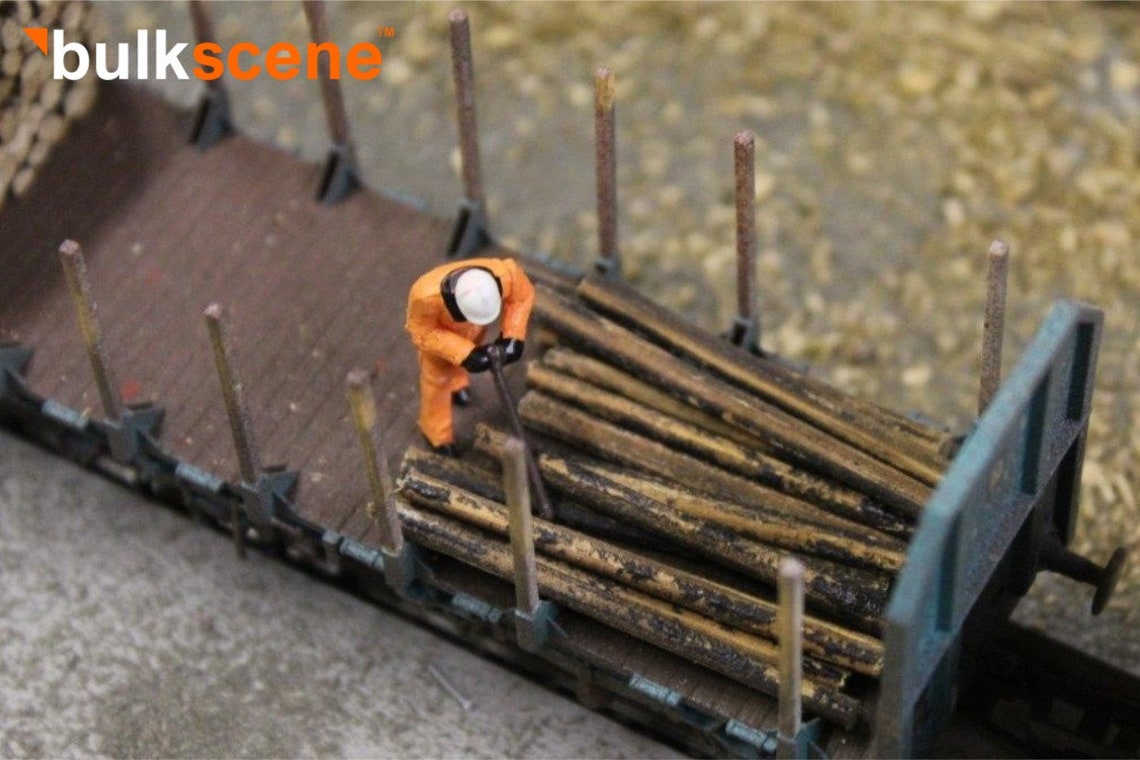 Bulkscene 40mm Small Diameter Timber Logs for Hornby R6792/R6847/R6848 ...