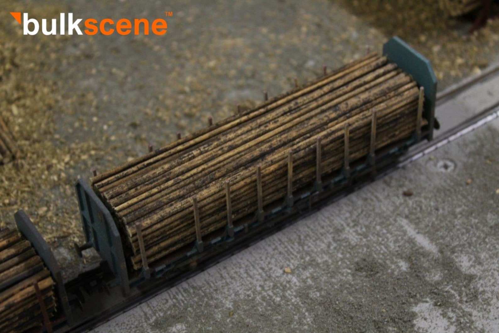Bulkscene 128mm Small Diameter Timber Logs for Hornby R6792/R6847/R6848 ...
