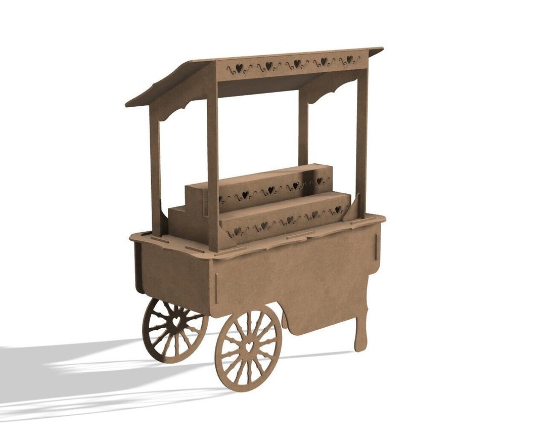 A1362 CANDY CART chariot de mariage porte-bonbons barre de bonbons ...