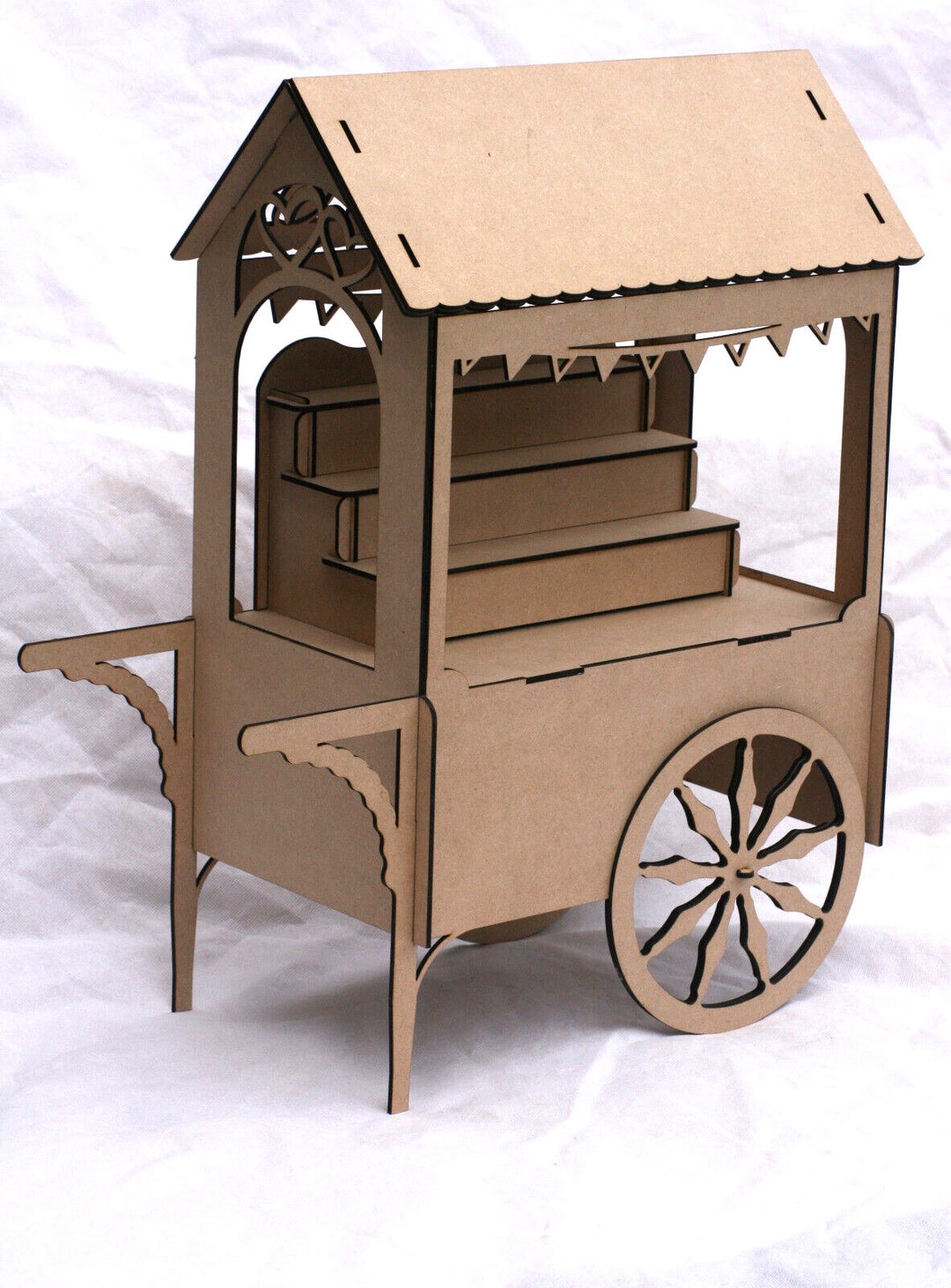 A1426 CANDY CART Sweet Cart Sweet Holder Wedding Cart Dessert Display ...
