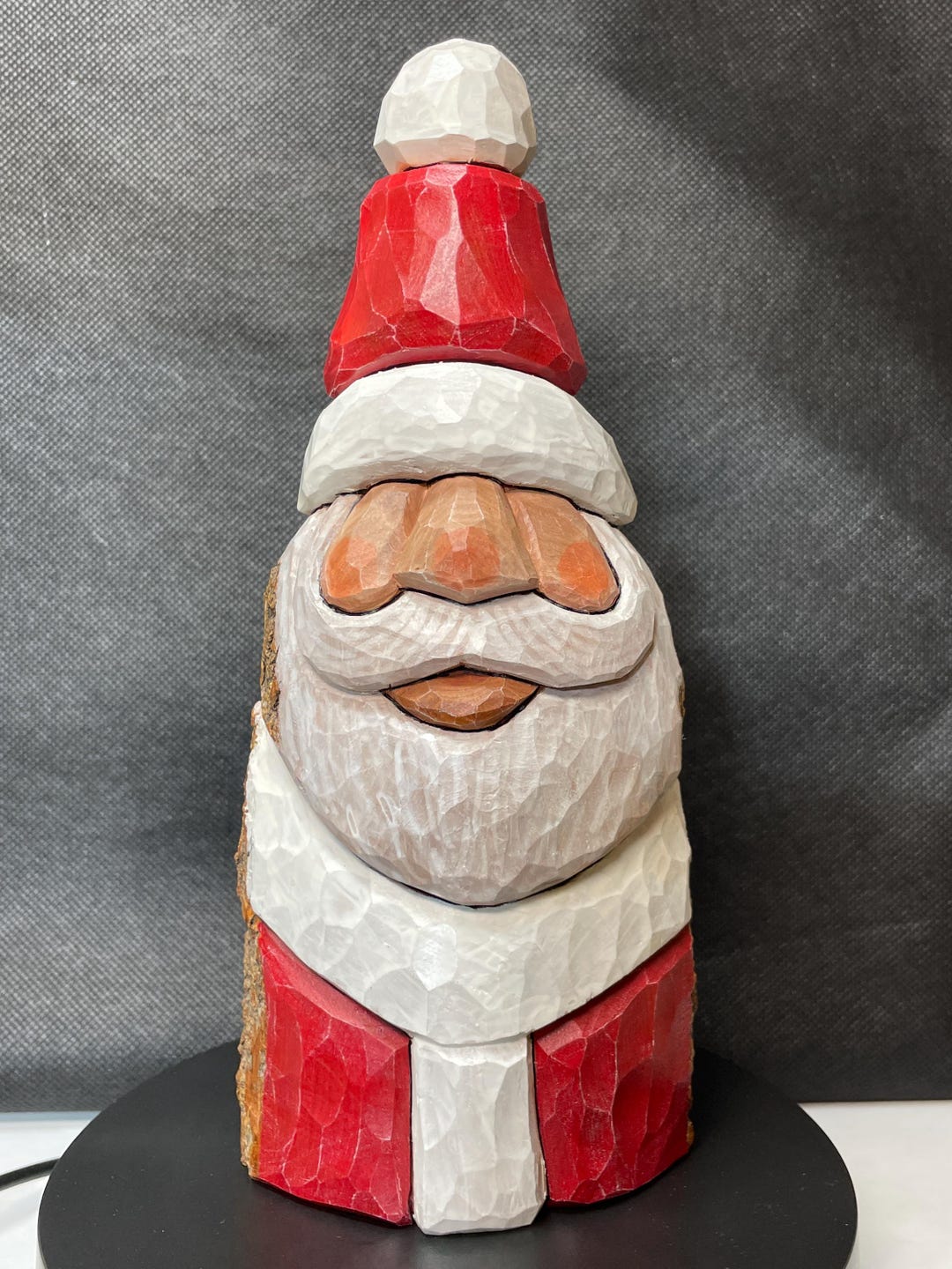 Cottonwood Bark Santa Carving-folk Art Santa Claus-christmas Decor - Etsy
