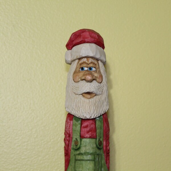 Santa Carving - Etsy