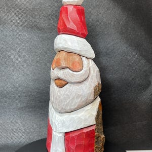 Cottonwood Bark Santa Carving-folk Art Santa Claus-christmas Decor - Etsy