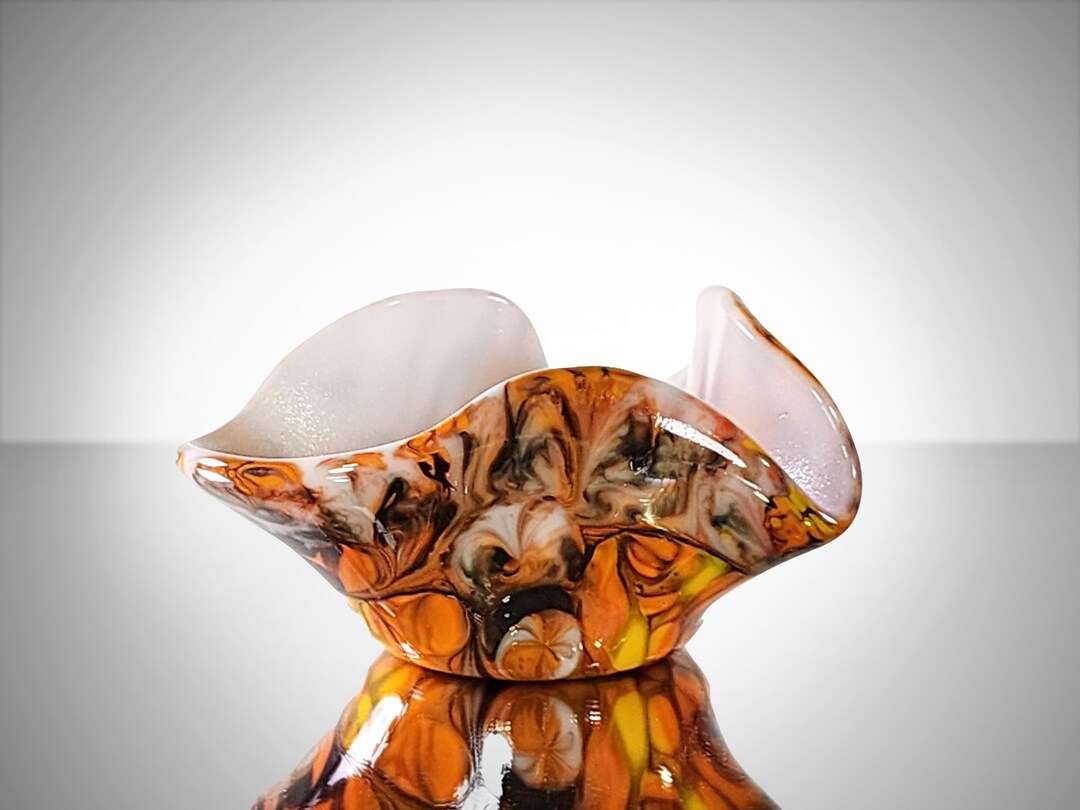 Volcano Glass Melt, Folded Glass Vase - Etsy