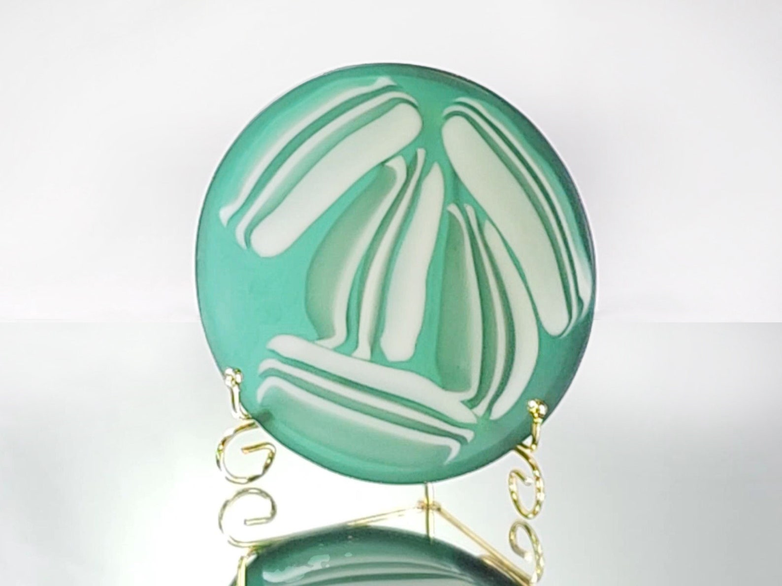 Emerald Smile - Fused Glass Bowl - Etsy