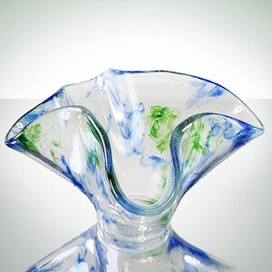 Garden Mist - Folded Glass Vase - Etsy