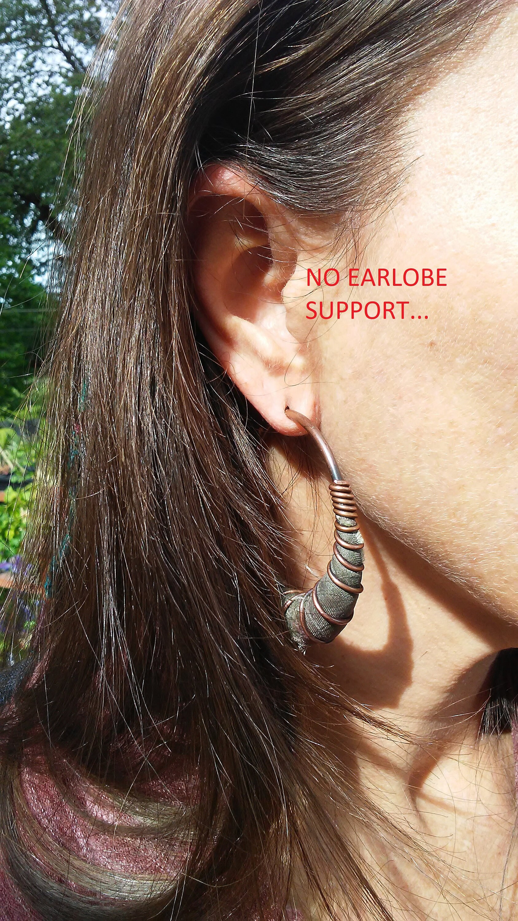 Ear Support Lobe Lifters: Copper Fox Color. They Lift Lobes and Make ...