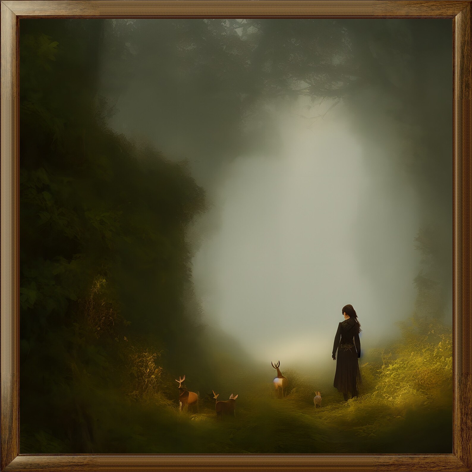 Mystic Fog, Printable Wall Artwork, Digital Art Download, High Quality ...