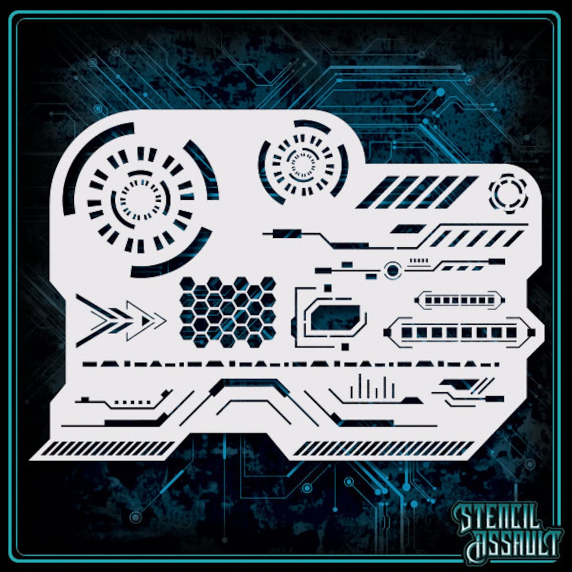 Tech Maker 1 Durable & Reusable Airbrush Stencil - Etsy