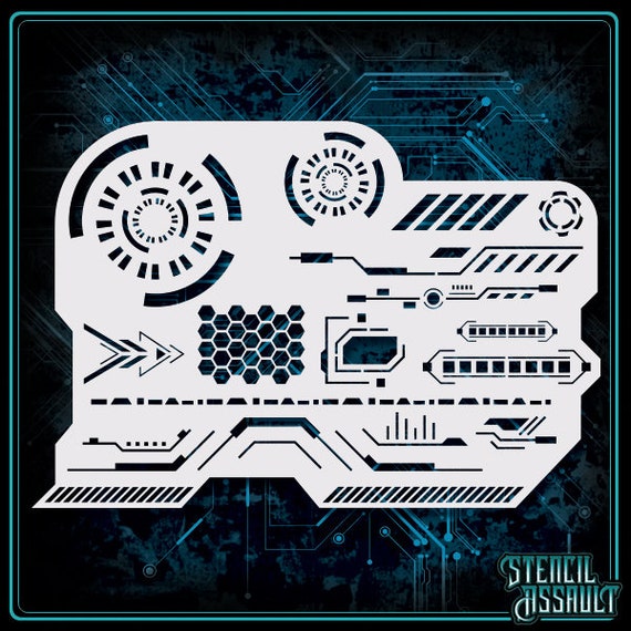 Tech Maker 1 Durable & Reusable Airbrush Stencil - Etsy