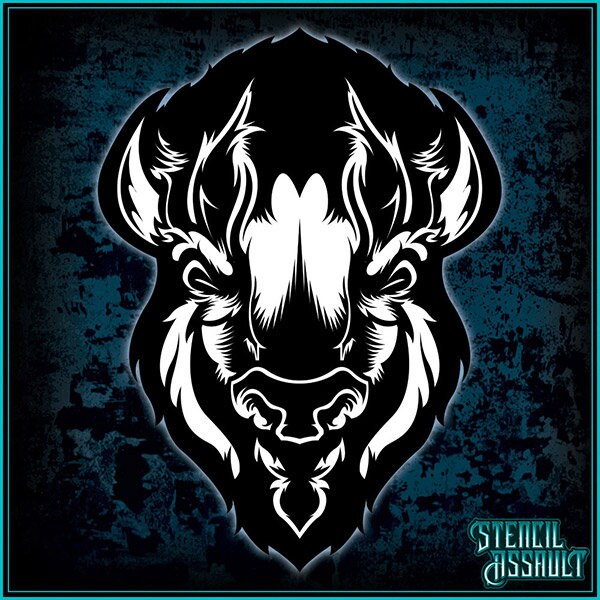 Buffalo Stencil - Etsy