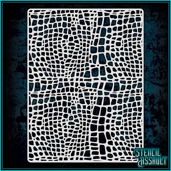 Snake Skin Stencil - Etsy