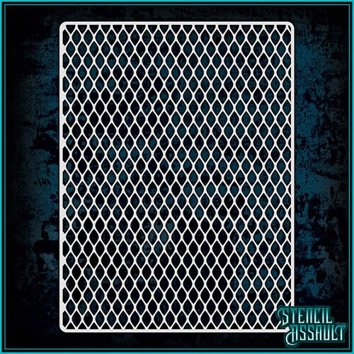 Fish Scales 3 Durable & Reusable Airbrush Stencil - Etsy