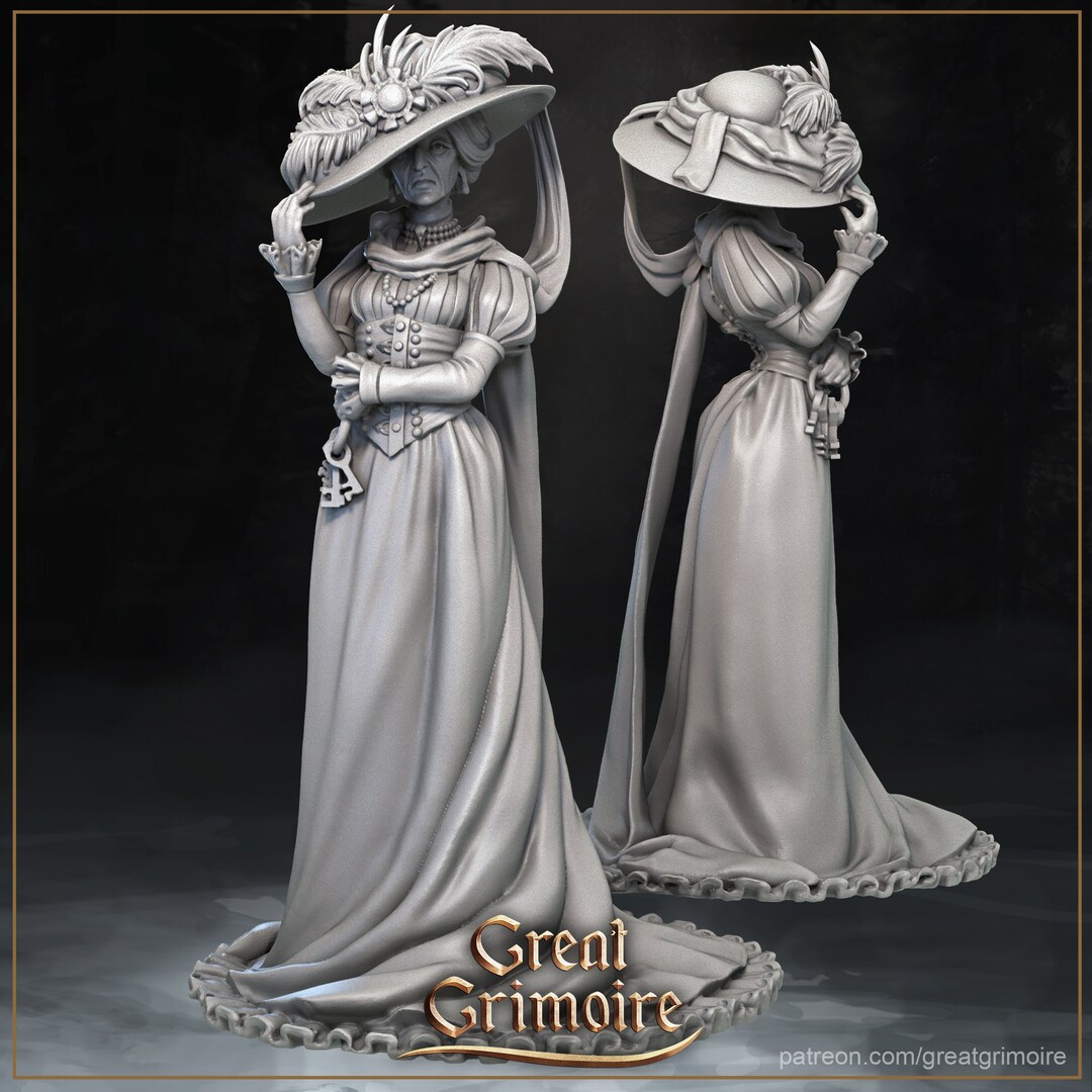 The Hostess 32mm Great Grimoire 3D Printed Resin Miniature Ttgaming Dnd ...