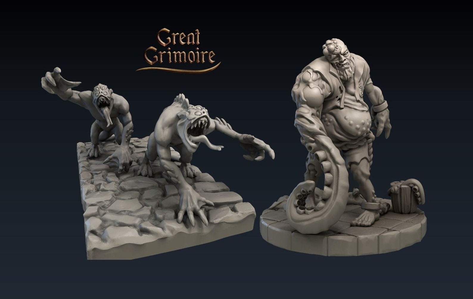 Lab Spawn 32mm Great Grimoire 3D Printed Resin Miniature | Etsy UK