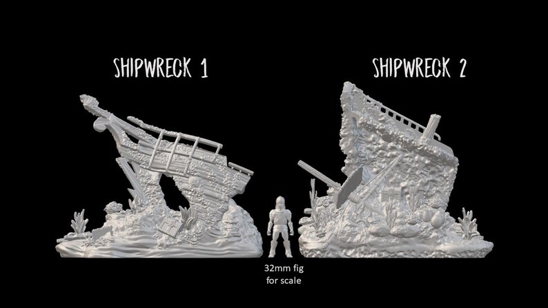 Shipwrecks Terrain Crippled God Foundry Props - Etsy