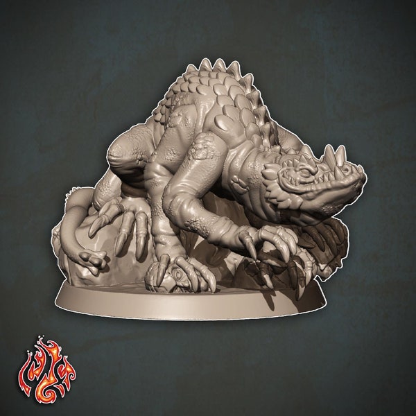 Dnd Basilisk Miniature - Etsy