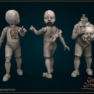 Clockwork Dolls 32mm Great Grimoire 3D Printed Resin Miniature Ttgaming Dnd - Etsy