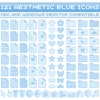 Pink Desktop Icons Set, 100 Aesthetic Icon Bundle, Custom Windows Mac ...