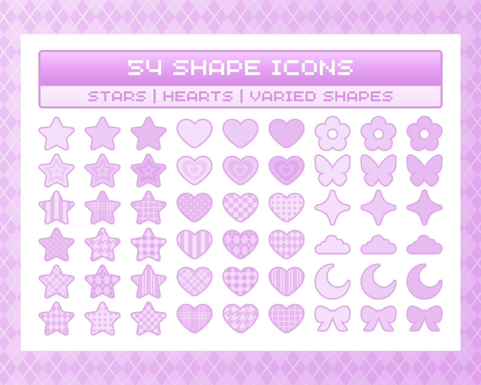 Purple Desktop Icons Set, 100+ Aesthetic Icon Bundle, Custom Windows ...