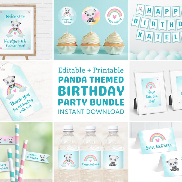 Panda Party - Etsy