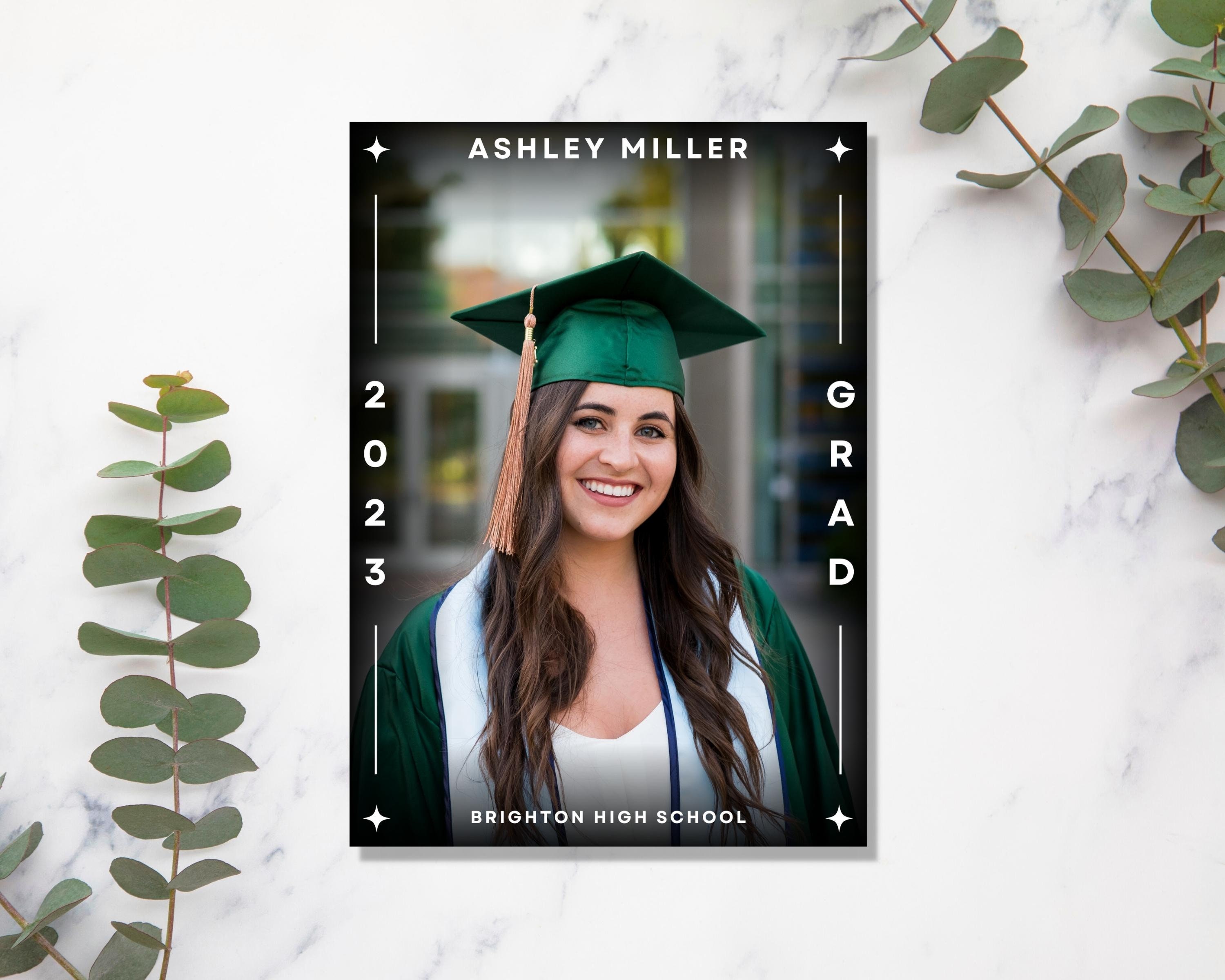 Graduation Party Invitation Template, Photo Senior Graduation ...